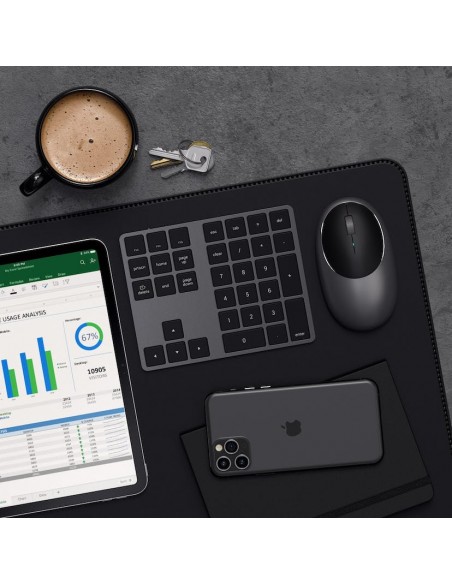 Satechi Aluminum Bluetooth Extended Keypad - Space Grey